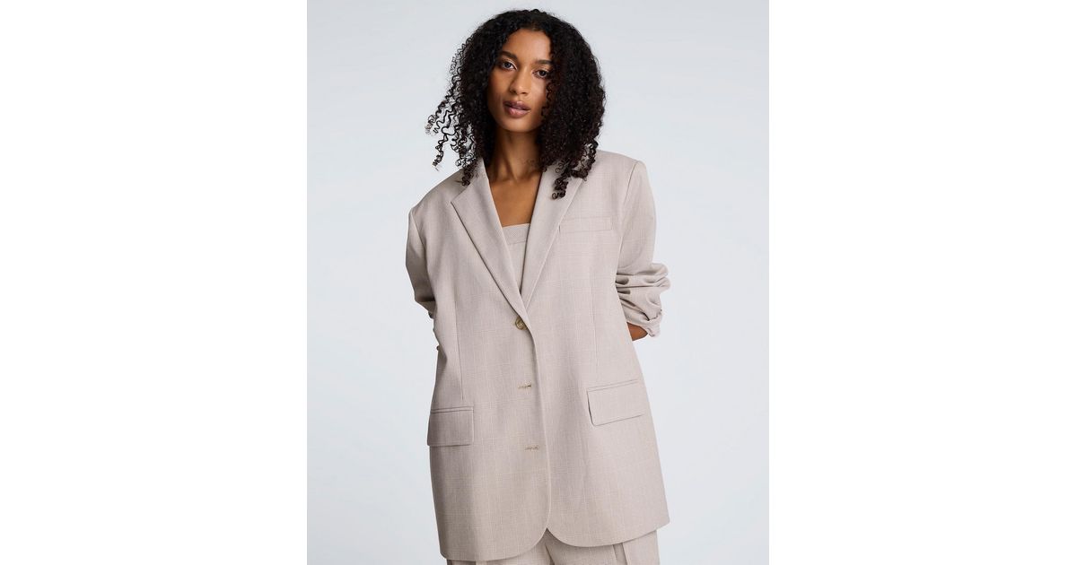 Kenneth Cole 3-button Plaid Jacket in Gray | Lyst