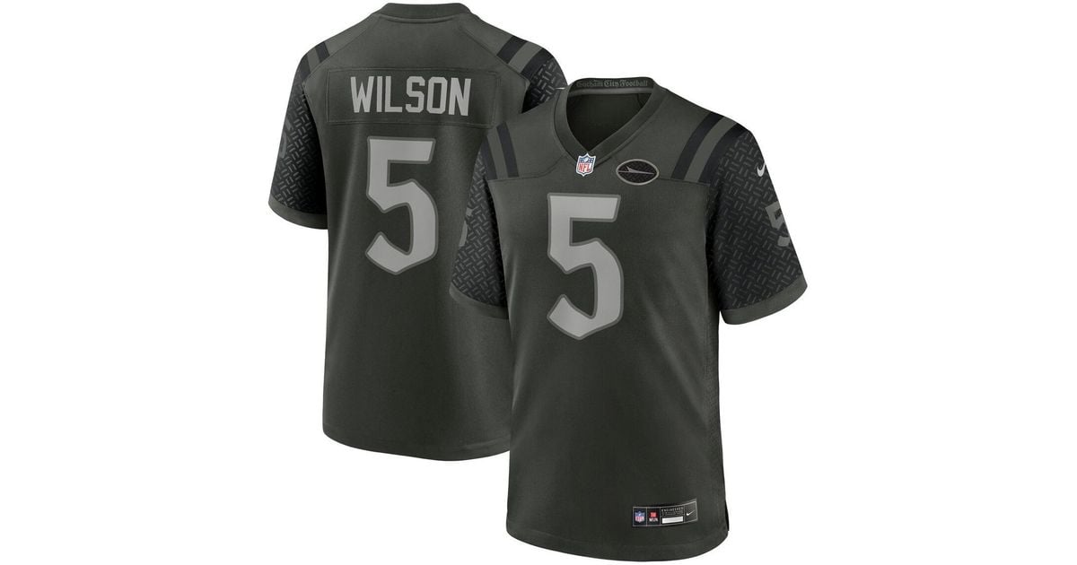 Nike Garrett Wilson Gotham New York Jets 2025 Rivalries Collection Game ...