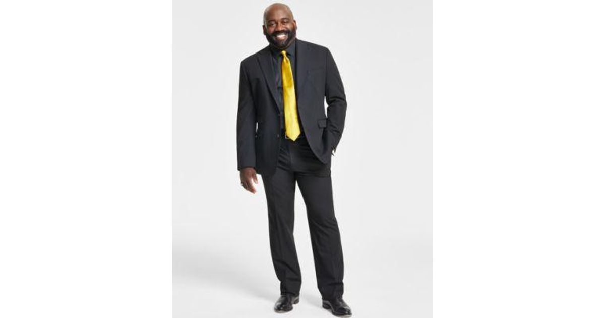 Tayion Collection Classic Fit Solid Suit Separates in Blue for Men | Lyst