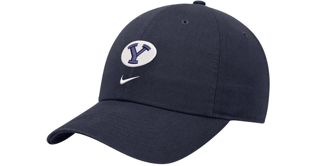 Nike Byu Cougars 2024 Sideline Club Adjustable Hat in Blue for Men | Lyst