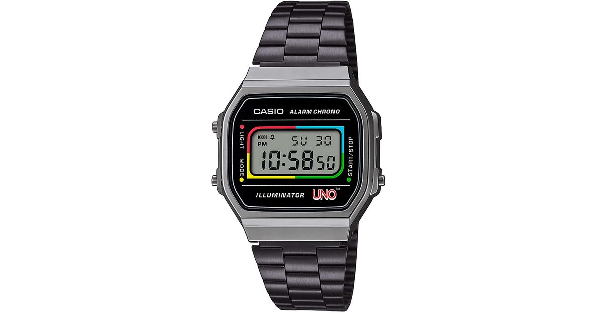 G-Shock Casio Uno Collab Stainless Steel Watch in Gray | Lyst