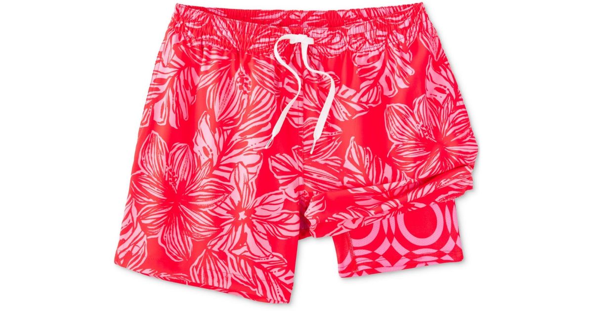 Chubbies The Raz-matazz 5.5" Swimsuit in Red for Men | Lyst
