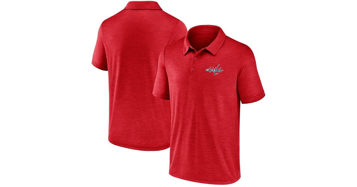 LOGO ATHLETIC Washington Capitals Unstoppable Polo Shirt in Red for Men ...