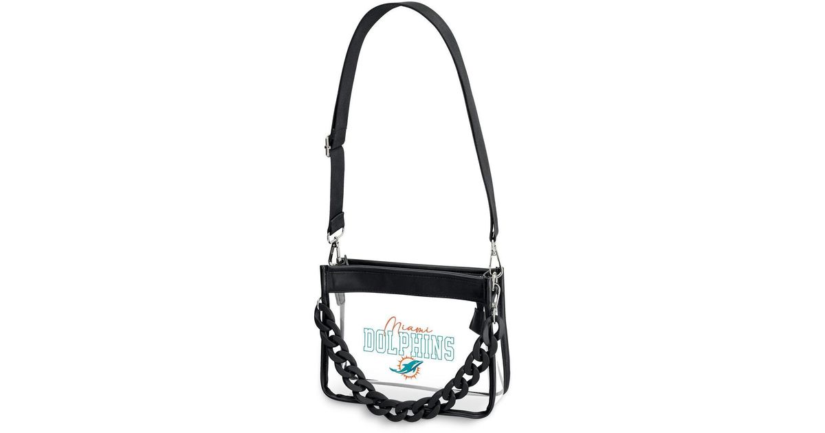 WEAR by Erin Andrews Miami Dolphins Plastic Chain Mini Crossbody in ...