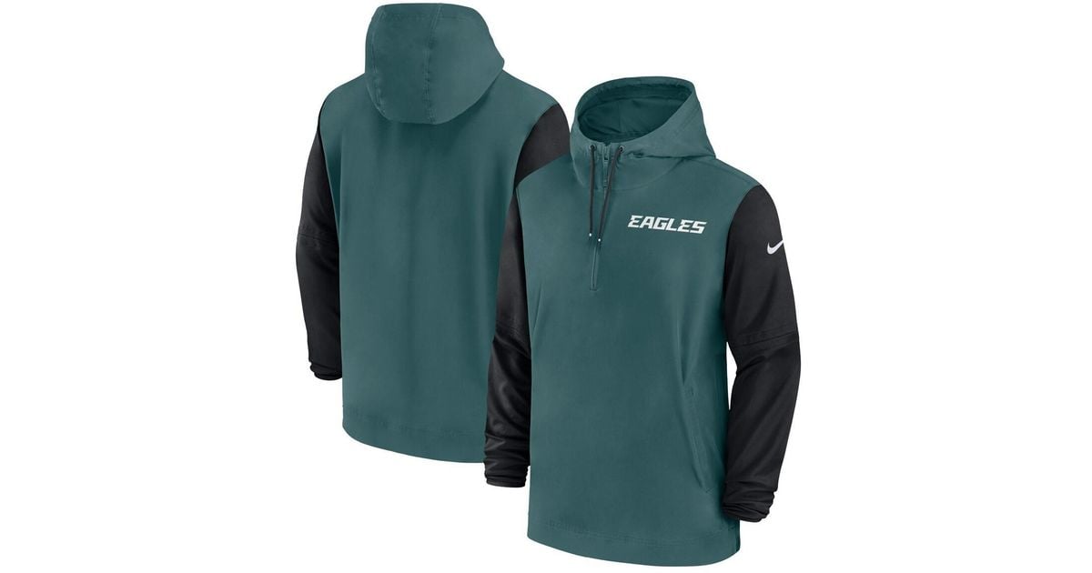 Nike Midnight Green/black Philadelphia Eagles 2024/25 Sideline Pre-game ...