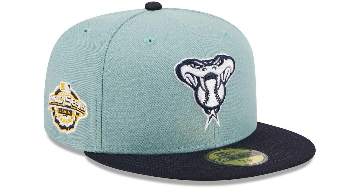 KTZ Light Blue, Navy Arizona Diamondbacks Beach Kiss 59fifty Fitted Hat ... KTZ Light Blue, Navy Arizona Diamondbacks Beach Kiss 59fifty Fitted Hat ...