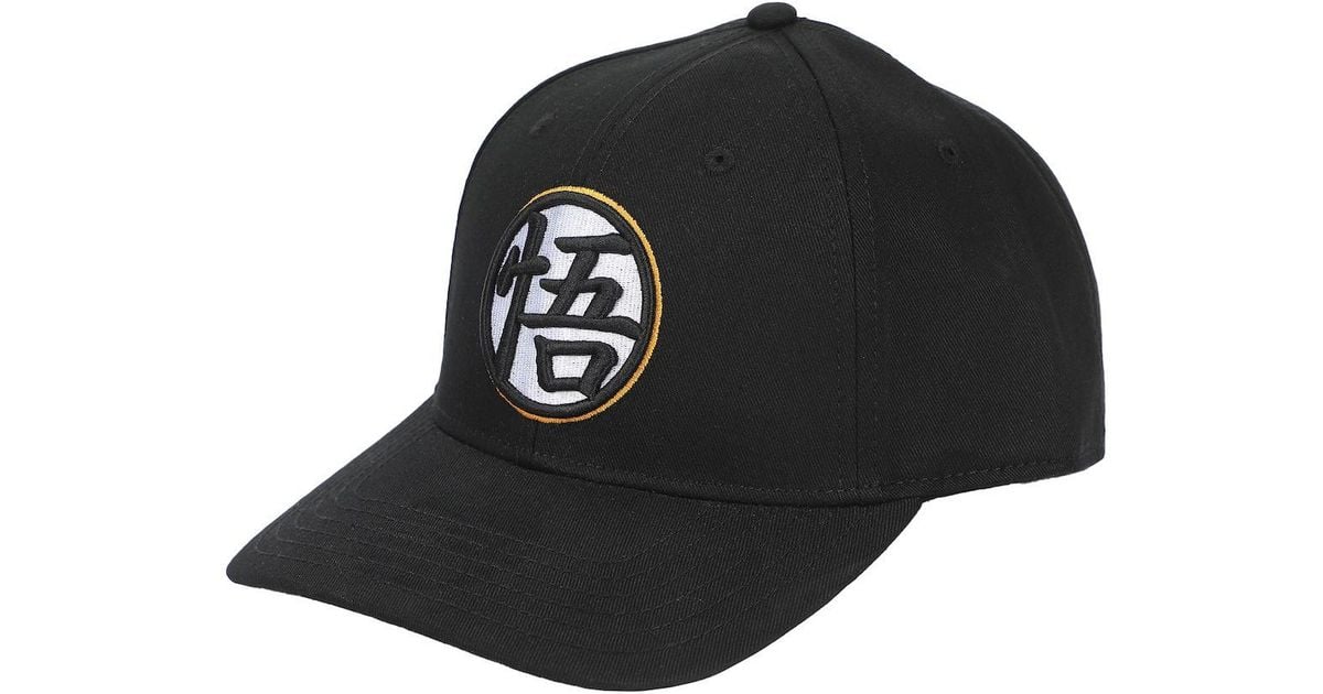 Dragon Ball Z Goku Kanji Symbol Cotton Twill B2 Ball Cap in Black for ...