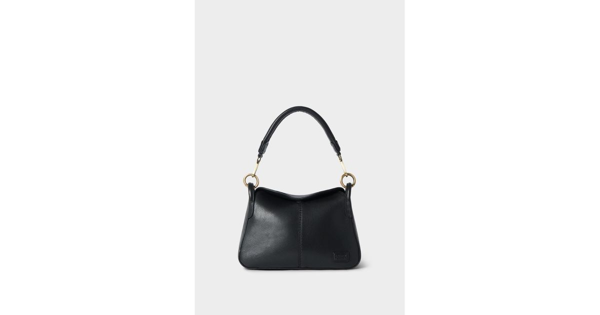 Osprey Osprey The Oxford Small Leather Shoulder Bag in White | Lyst