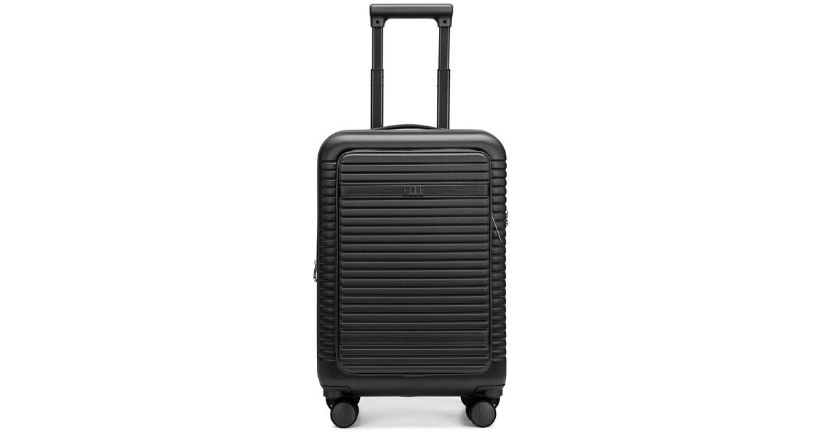 Elle Escape 22.5" Expandable Carry-on Suitcase in Black | Lyst