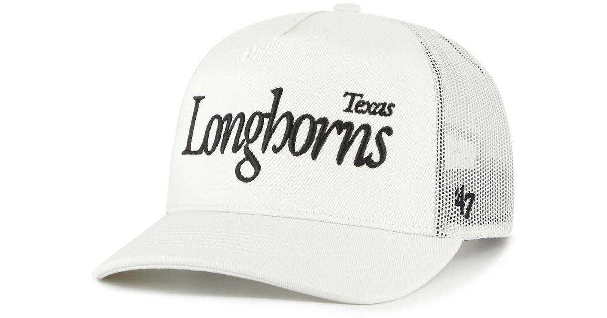 '47 And Texas Longhorns Foundation Script Adjustable Trucker Hat in ...
