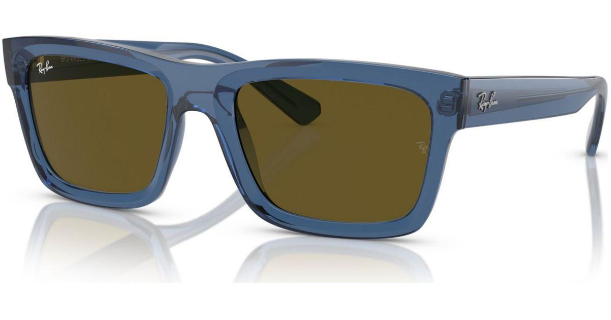 Ray-Ban Unisex Warren Bio-based Sunglasses, Rb4396 in Green | Lyst