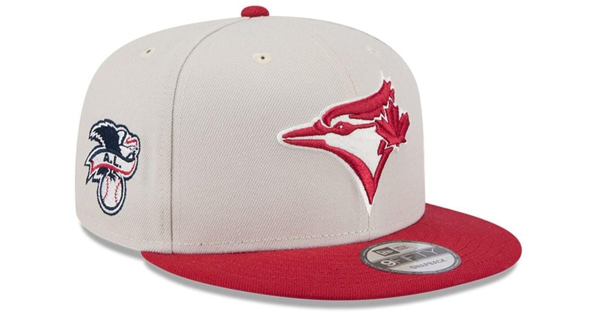 KTZ Red Toronto Blue Jays 2024 Fourth Of July 9fifty Snapback Hat in ...