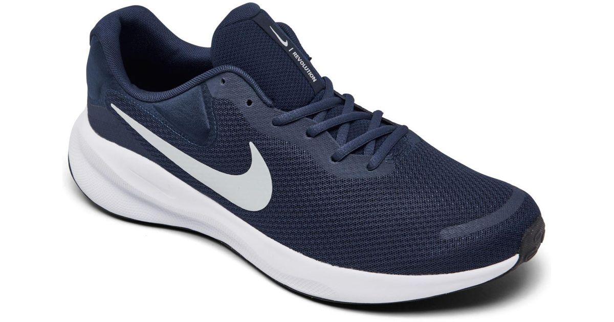 Nike Revolution 7 Running Sneakers From Finish Line in Blue for Men | Lyst