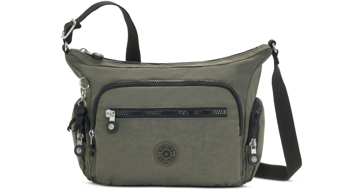 Kipling Synthetic Gabbie S Shoulder Bag in Green Moss (Green) | Lyst