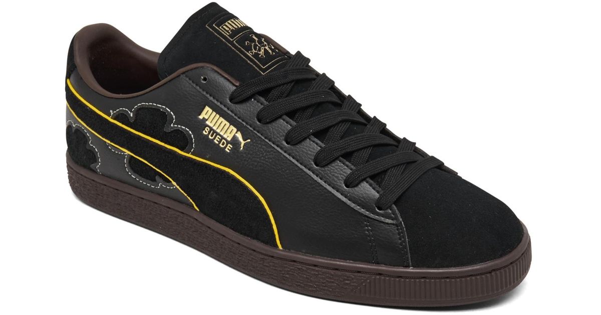 PUMA Suede X One Piece Beard Casual Sneakers From Finish Line in Black ...