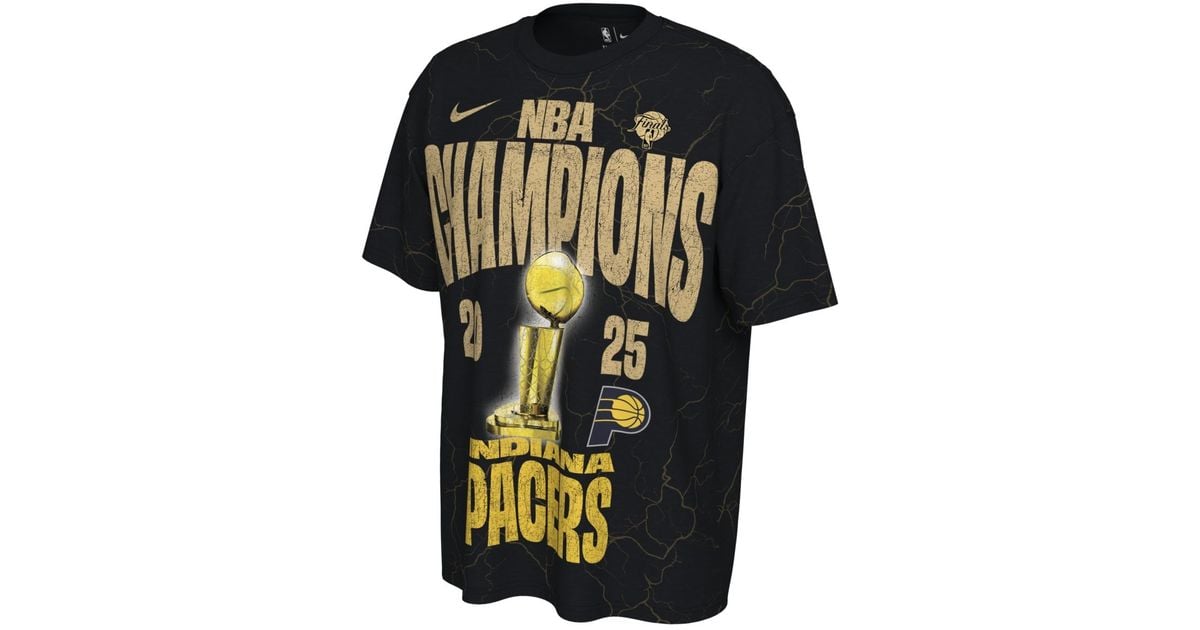 Nike And Indiana Pacers 2025 Nba Finals Champions Confetti Locker Room ...