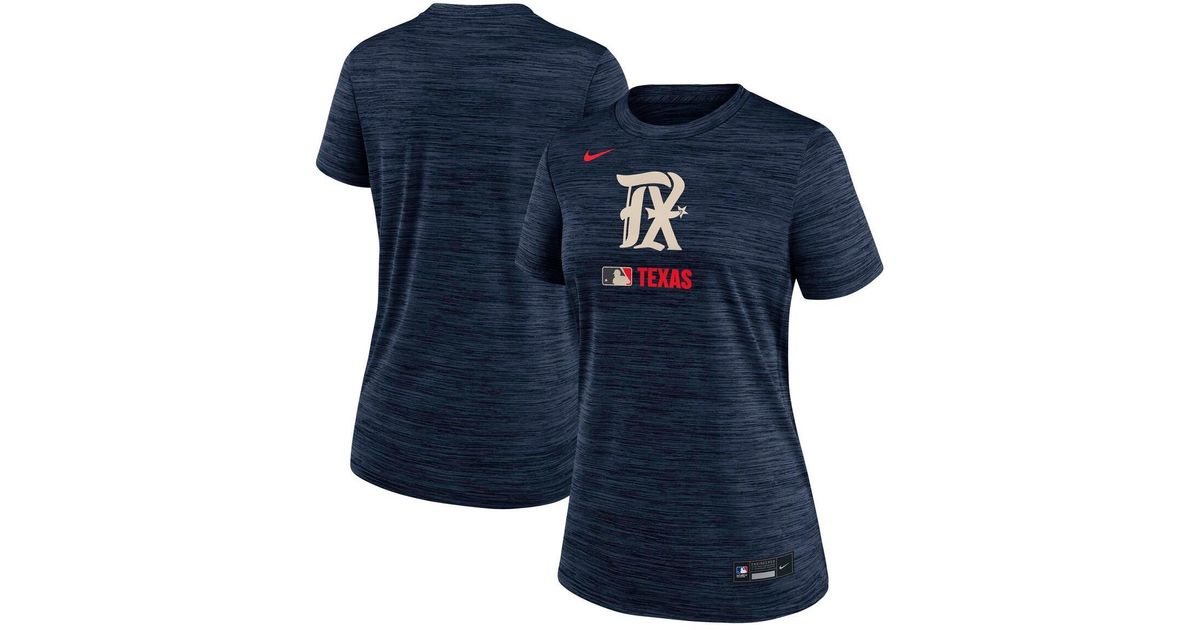 Nike Texas Rangers Authentic Collection City Connect Velocity ...