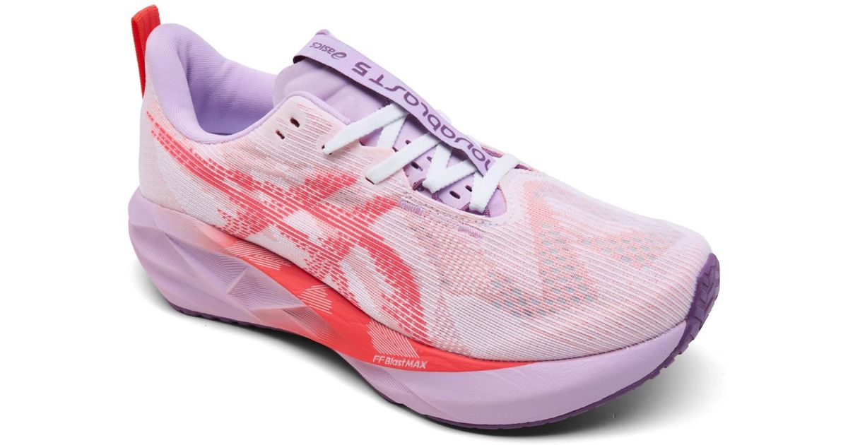 Asics Nova Blast 5 Running Sneakers From Finish Line in Pink | Lyst
