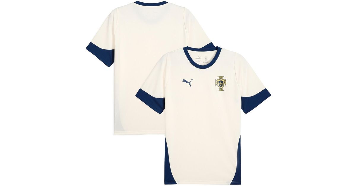 PUMA Â Portugal National Team 2025 Training Jersey in White for Men | Lyst