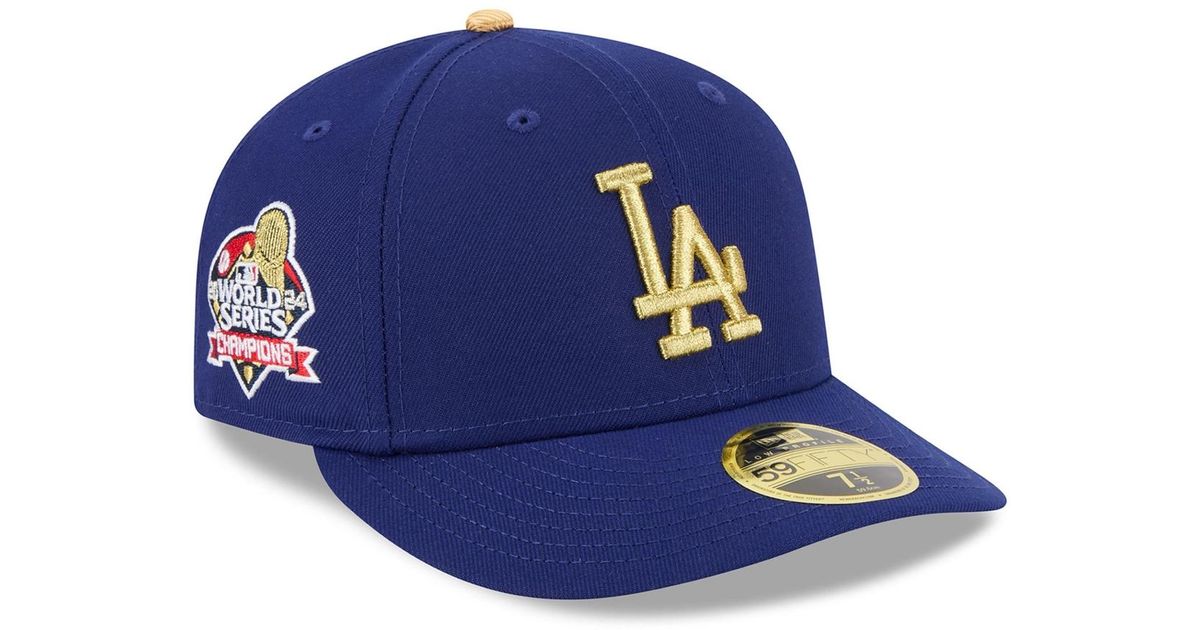 KTZ Los Angeles Dodgers 2025 Gold Collection Low Profile 59fifty Fitted ...