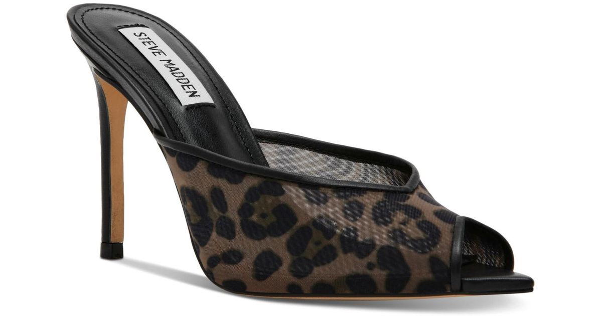 Steve Madden Latisha Pointed-toe Stiletto Dress Mules in Black | Lyst