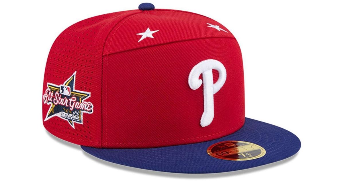 KTZ Red/royal Philadelphia Phillies 2025 Mlb All-star Game Side Patch ...