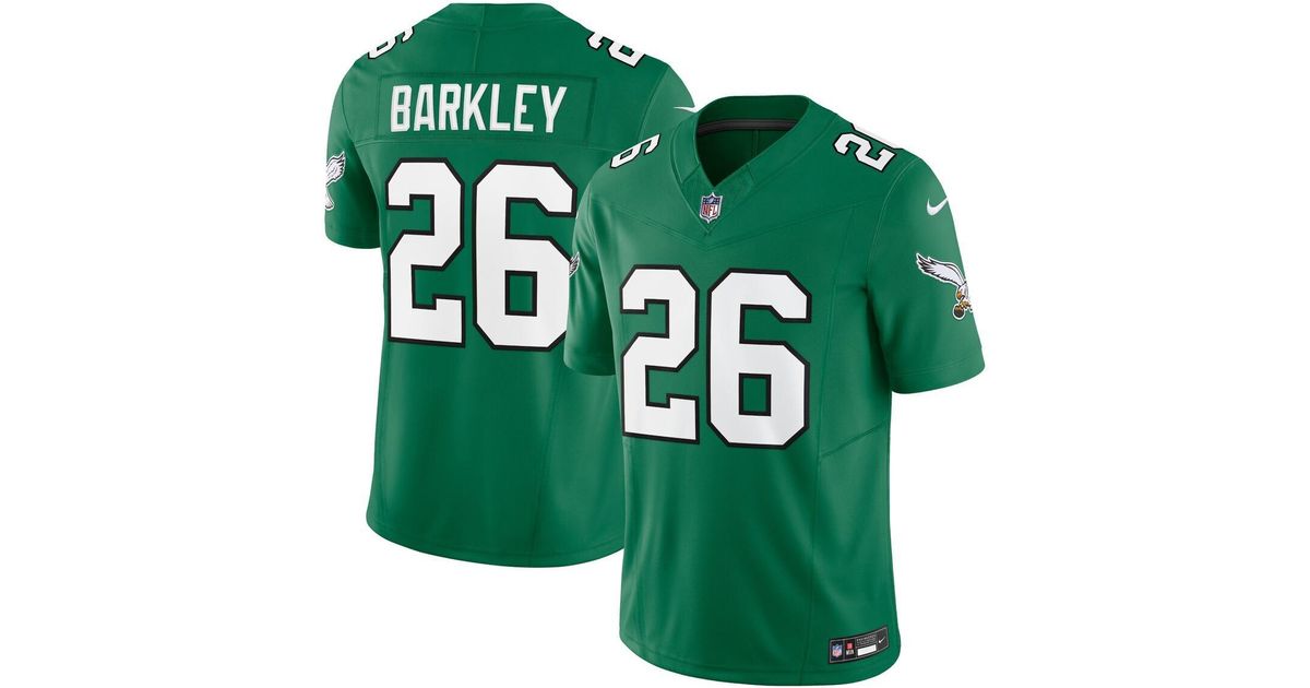 Nike Saquon Barkley Philadelphia Eagles Alternate Vapor F.u.s.e. Limited Jersey in Green for Men ...