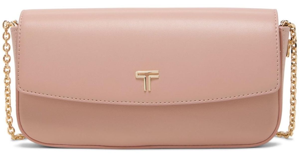 Tumi Belden 8.25" Slg Wallet On Chain Crossbody Bag in Pink | Lyst