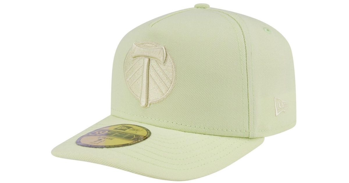 KTZ Portland Timbers Color Pack A-frame 59fifty Fitted Hat in Green for ...