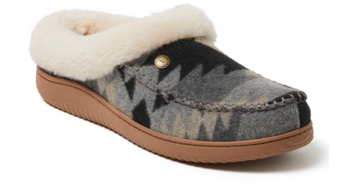 Dearfoams Baro Energy Return Clog House Shoe Slipper in Brown for Men ...