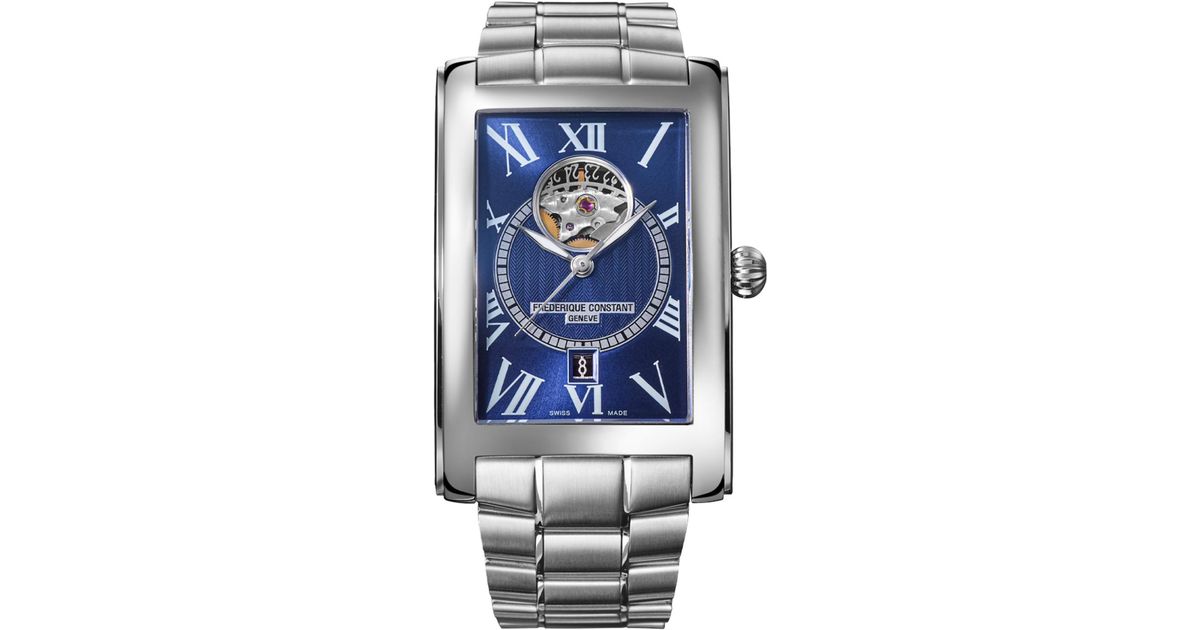 Frederique Constant Swiss Automatic Classics Carree Stainless Steel ...