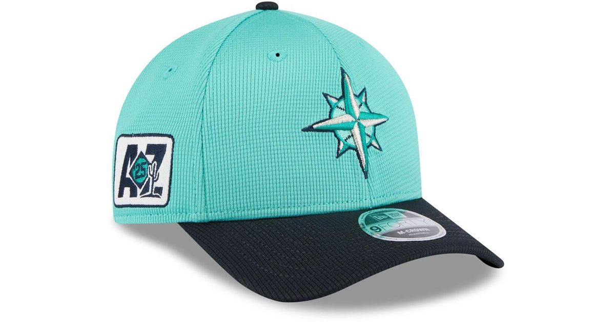 KTZ Aqua/navy Seattle Mariners 2025 Spring Training 9forty Adjustable ...