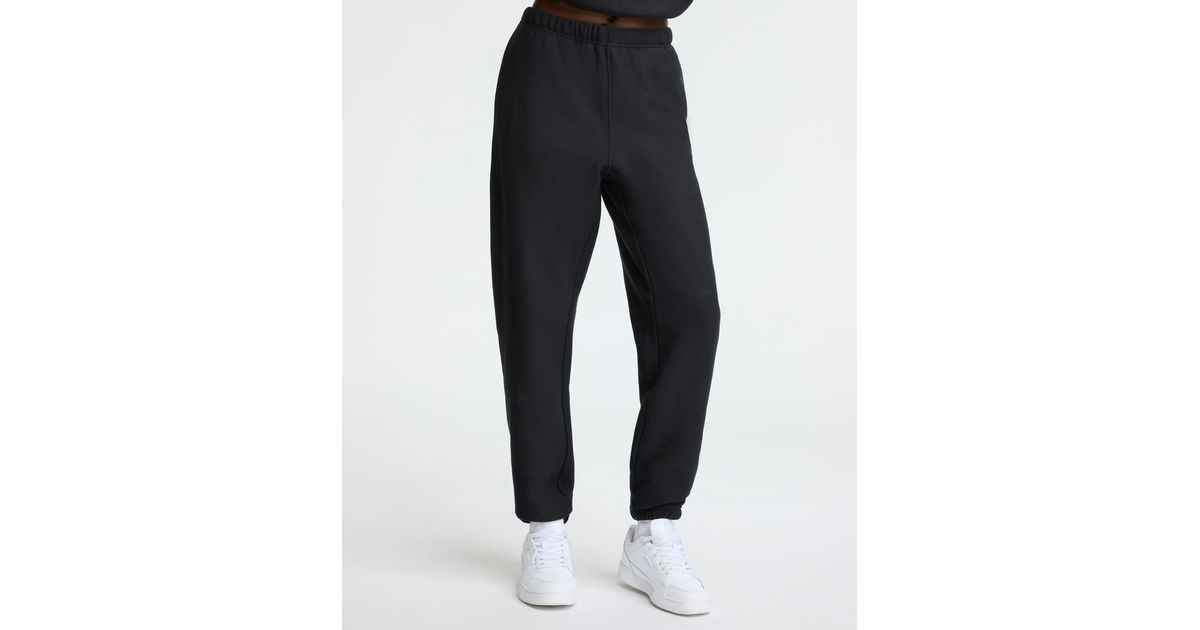 Champion Essentials Reverse Weave Cinched Bottom Sweatpants in Blue | Lyst