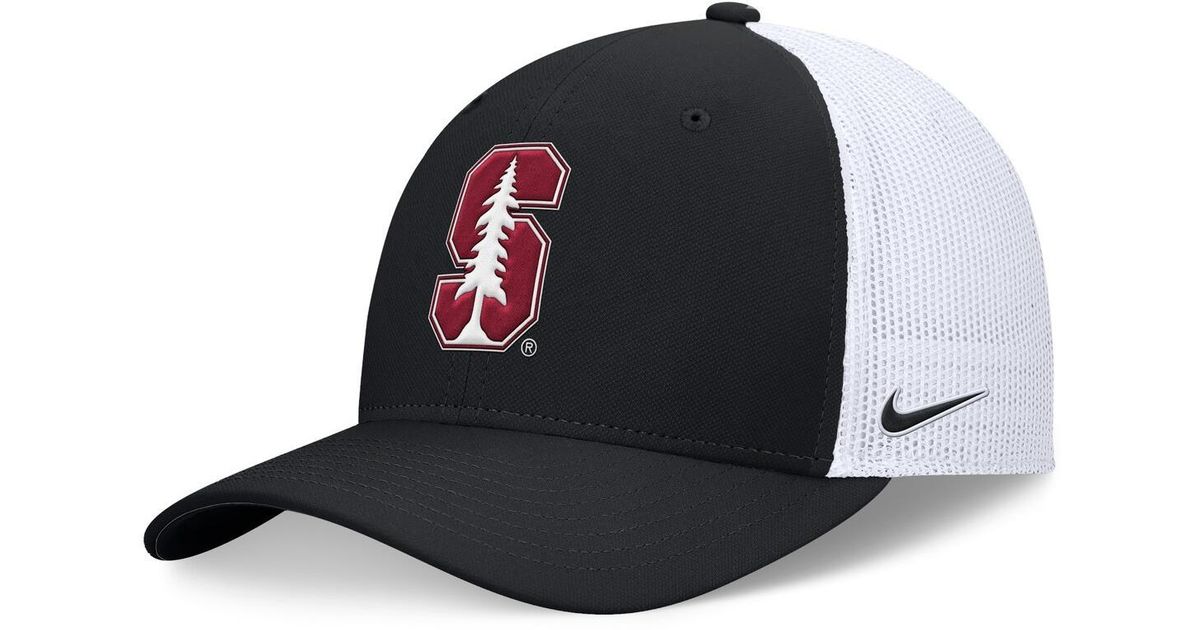 Nike Stanford Cardinal On-field Rise Futura Mesh Flex Hat in Black for ...