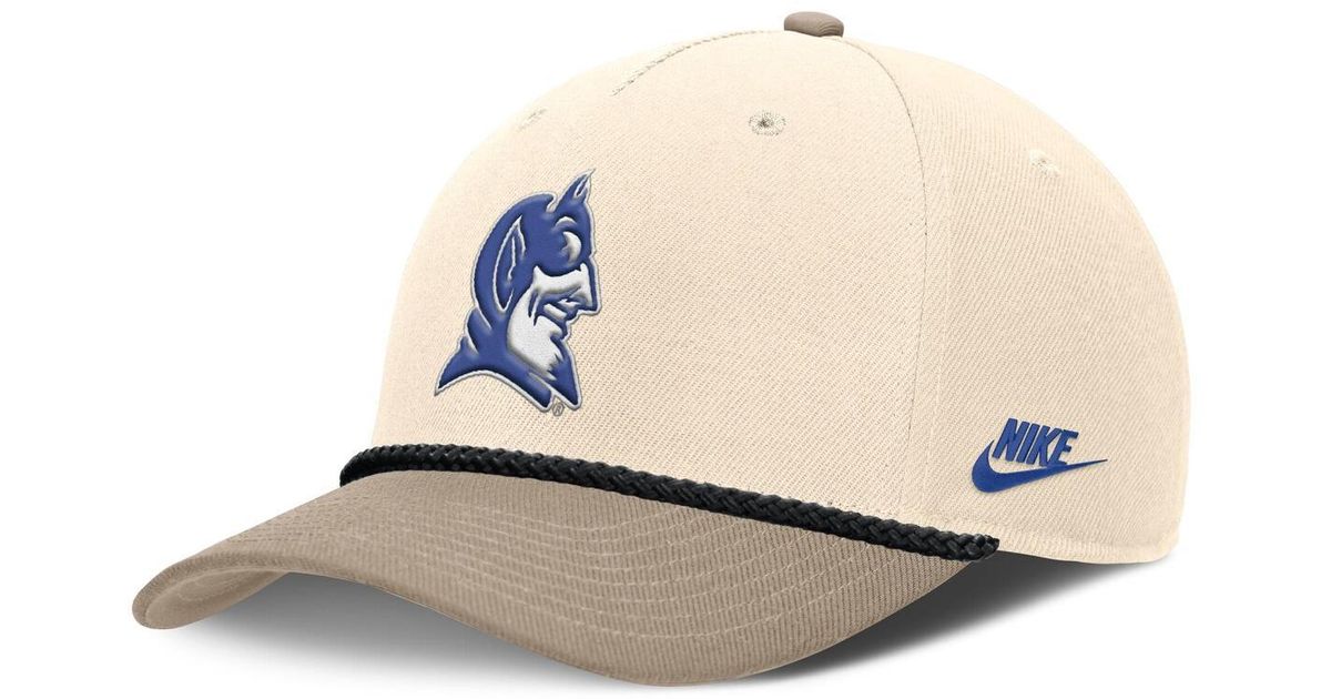 Nike Duke Blue Devils Rise Legacy Throwback Logo Adjustable Hat in ...