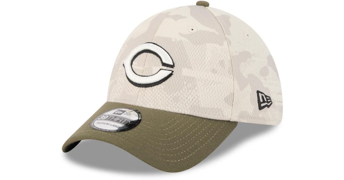 KTZ Light Beige/olive Cincinnati Reds 2025 Armed Forces Day 39thirty ...