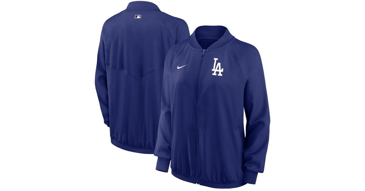 Nike Los Angeles Dodgers Authentic Collection Team Raglan Performance ...