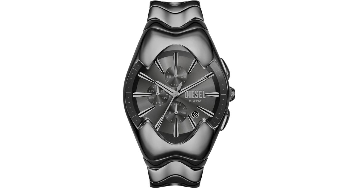 DIESEL Mercurial Quartz Chronograph Stainless Steel Watch in Gray for ...