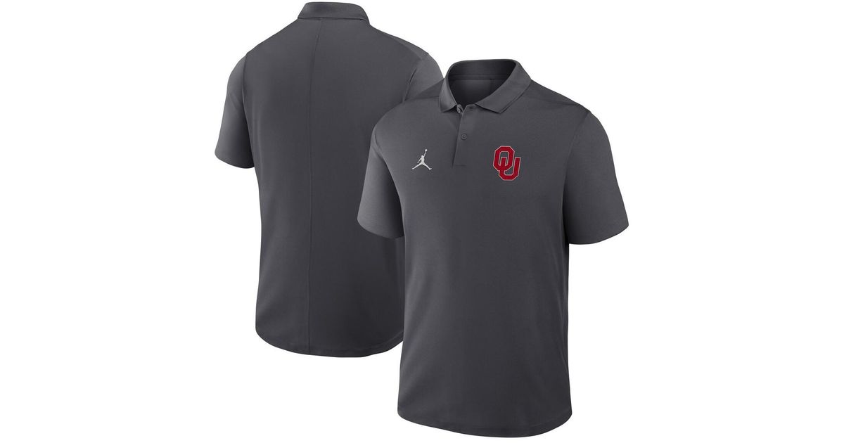 Nike Oklahoma Sooners Primetime Victory Primary Logo Performance Polo ...