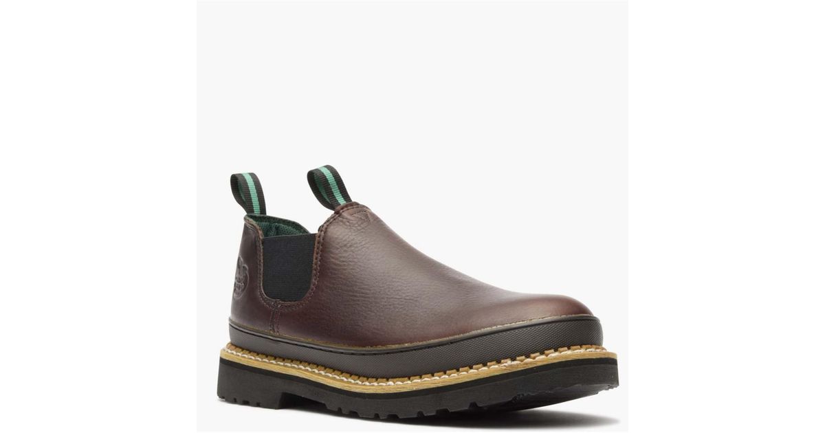 Georgia Boot Georgia Giant Romeo Steel Toe Work Shoe in Brown for Men ...