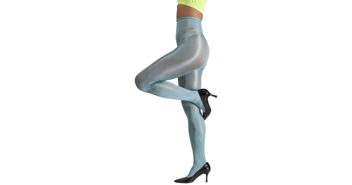 LECHERY Lustrous Silky Shiny 20 Denier Sheer High-waist Pantyhose ...
