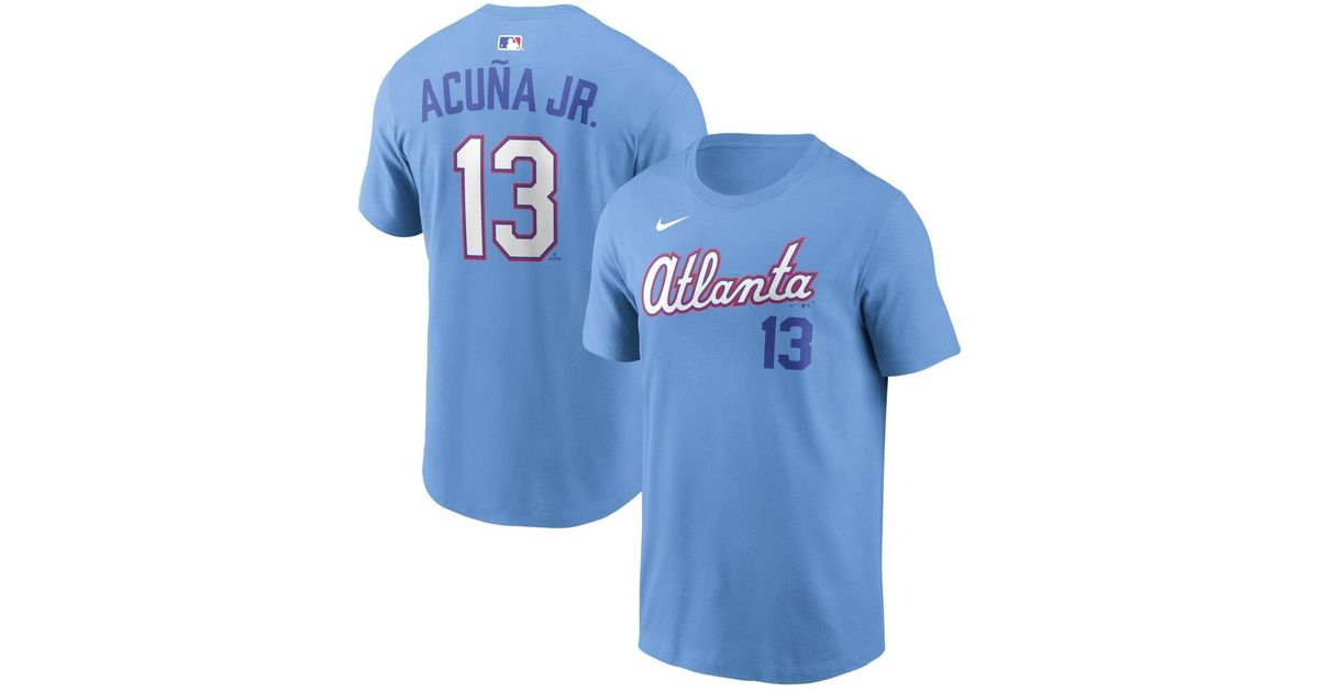 Nike Ronald Acuna Jr. Atlanta Braves 2026 City Connect Name Number T ...