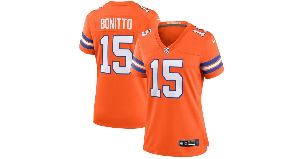 Nike Nik Bonitto Denver Broncos Alternate 2 Mile High Collection 1977 ...