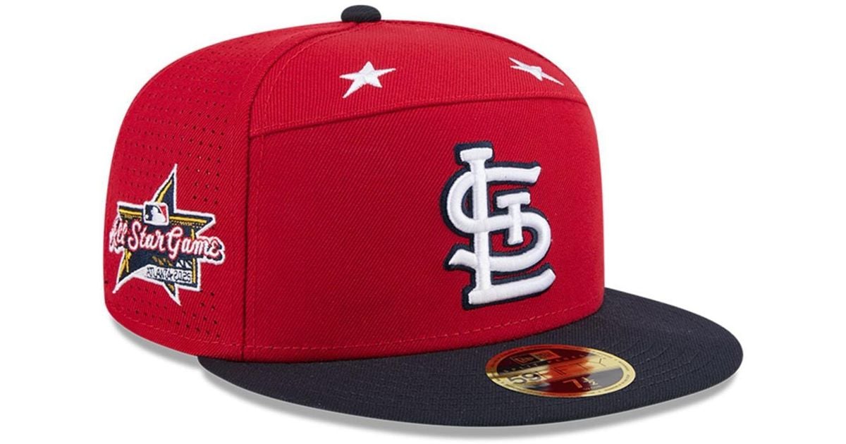 KTZ Red/navy St. Louis Cardinals 2025 Mlb All-star Game Side Patch ...