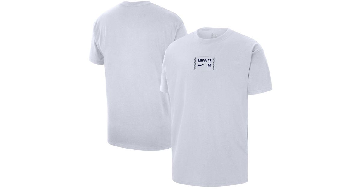 Nike Nba All World Hoops Max90 Oversized T-shirt in Blue for Men | Lyst