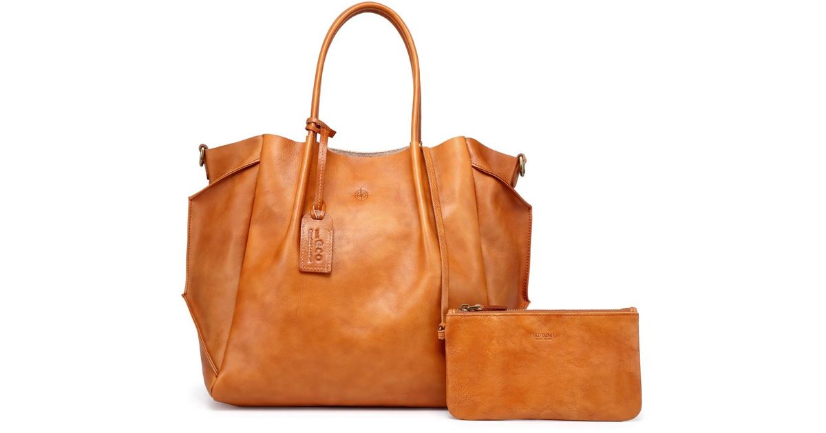 Old Trend Genuine Leather Sprout Land Tote Bag in Orange | Lyst
