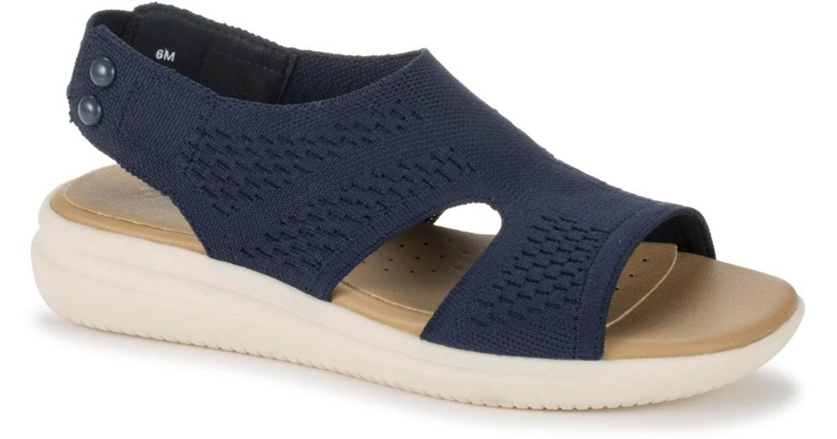 BareTraps Origins Duffy Slip-on Sandals in Blue | Lyst