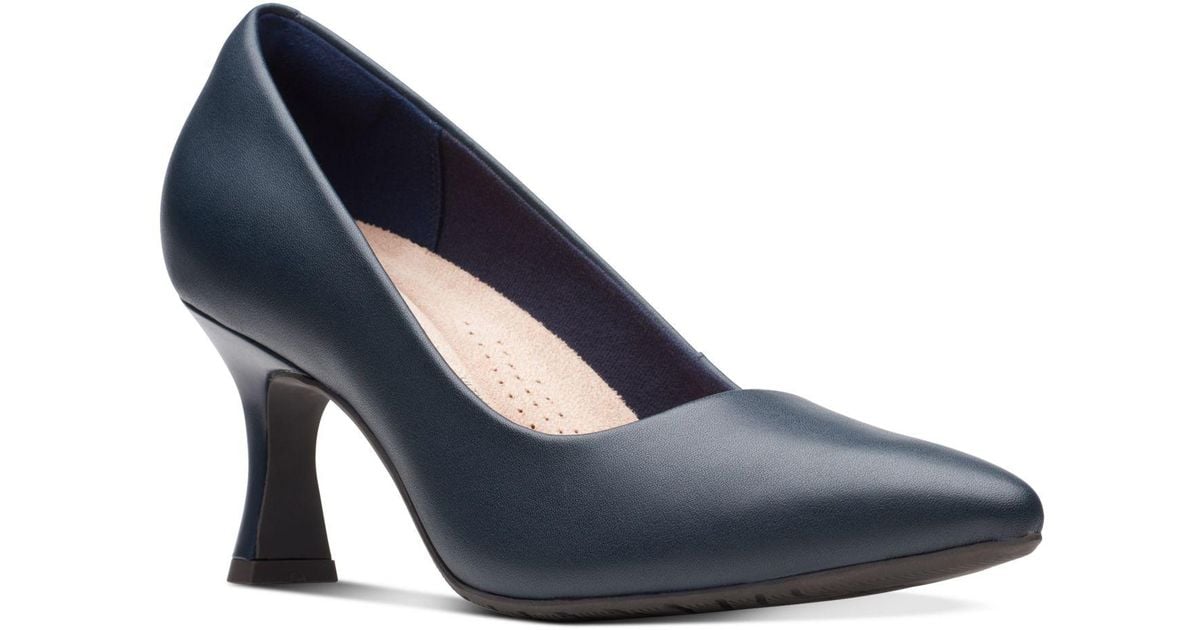 Clarks Kataleyna Gem Pointed Toe Comfort Pumps In Blue Lyst