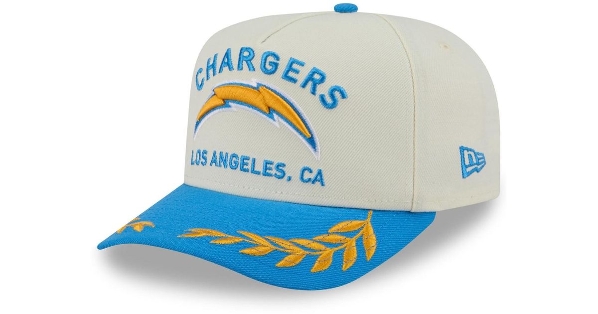 KTZ Cream/powder Blue Los Angeles Chargers 2025 Nfl Draft A-frame ...
