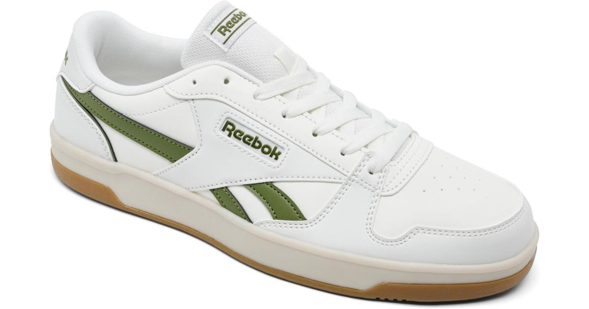 Reebok Match Prime V2 Court Casual Sneakers From Finish Line in White ...